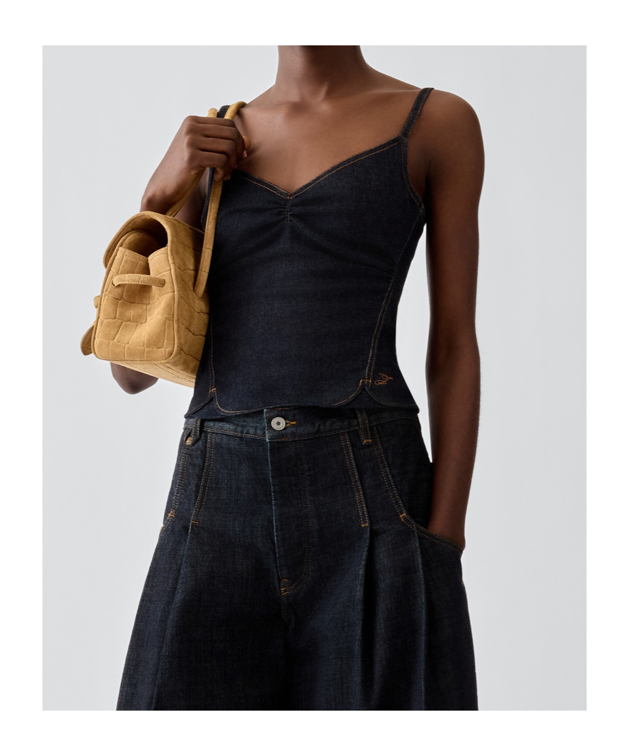 JACQUEMUS Jacquemus The De-Nîmes Pina Denim Top
